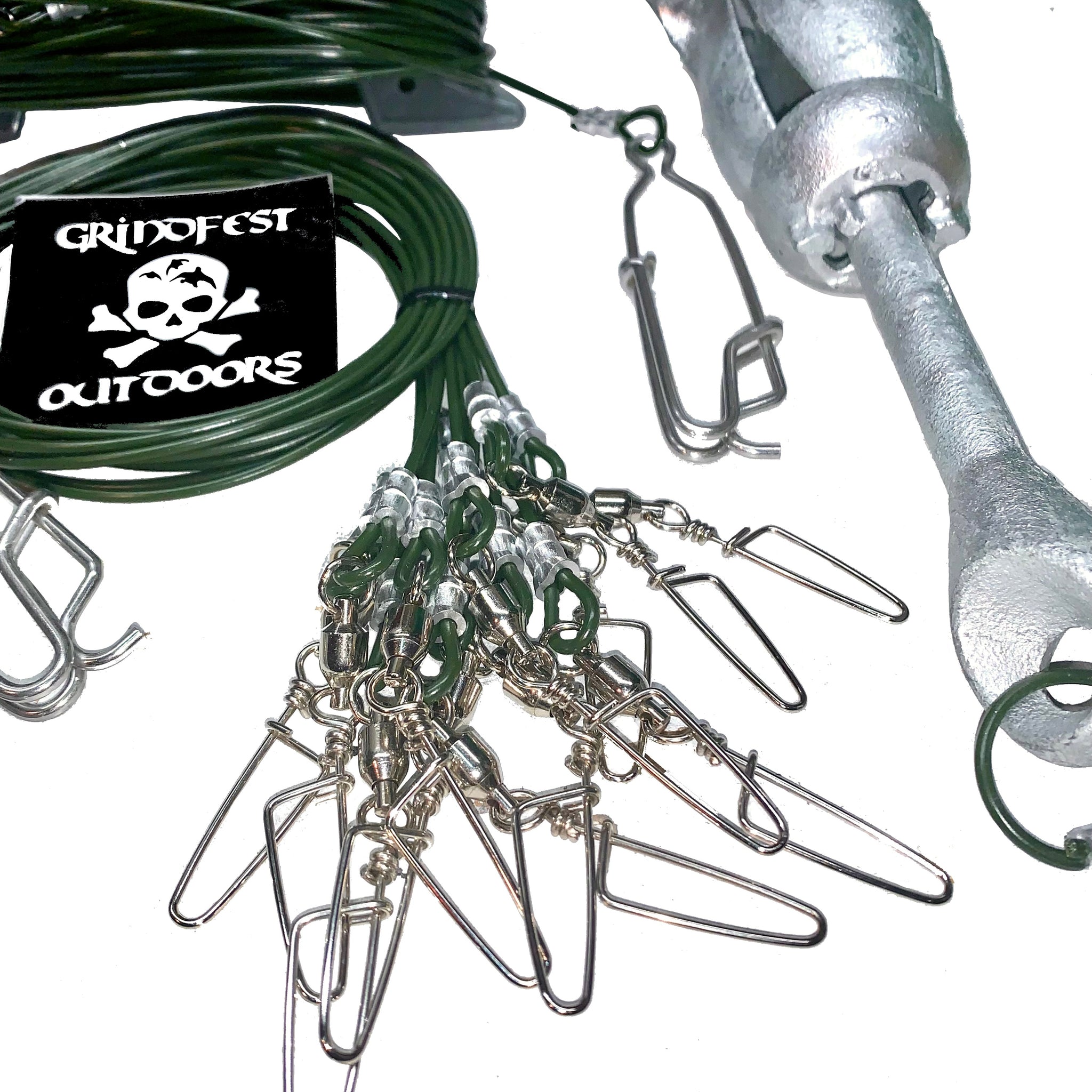 Coated Cable Gang Rig Kit – GrindFest Outdoors